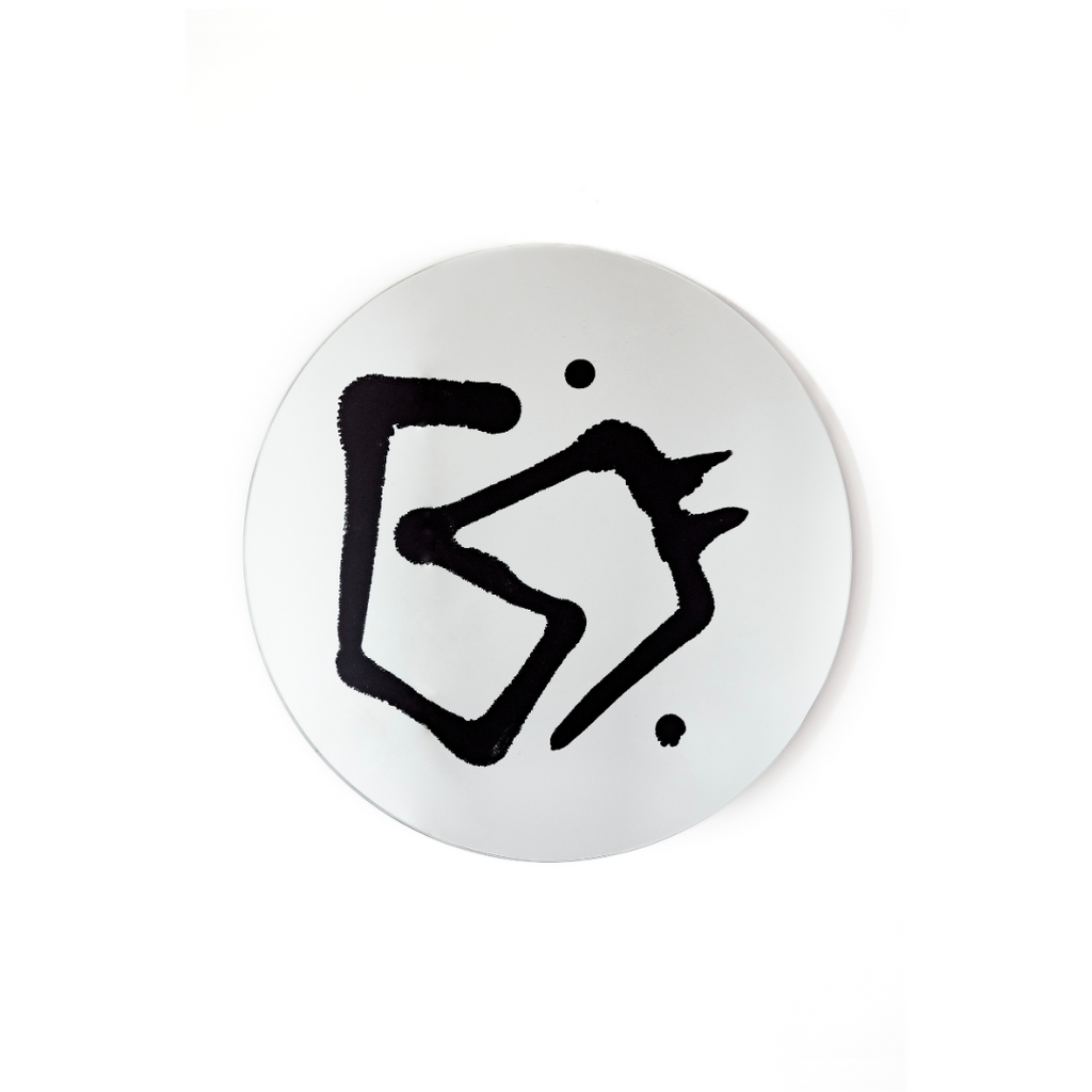 Candice Luter “Terminus” Mirror – CIPHER Series | Hand-Inked Abstract ...
